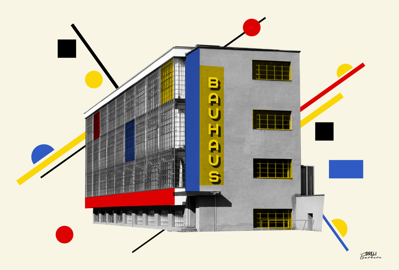 Inspiration Bauhaus | Portrait d’après photo | L’artiste